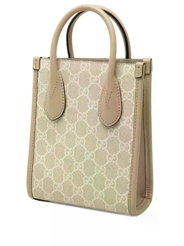 Gucci Mini Gg Supreme Interlocking G Satchel