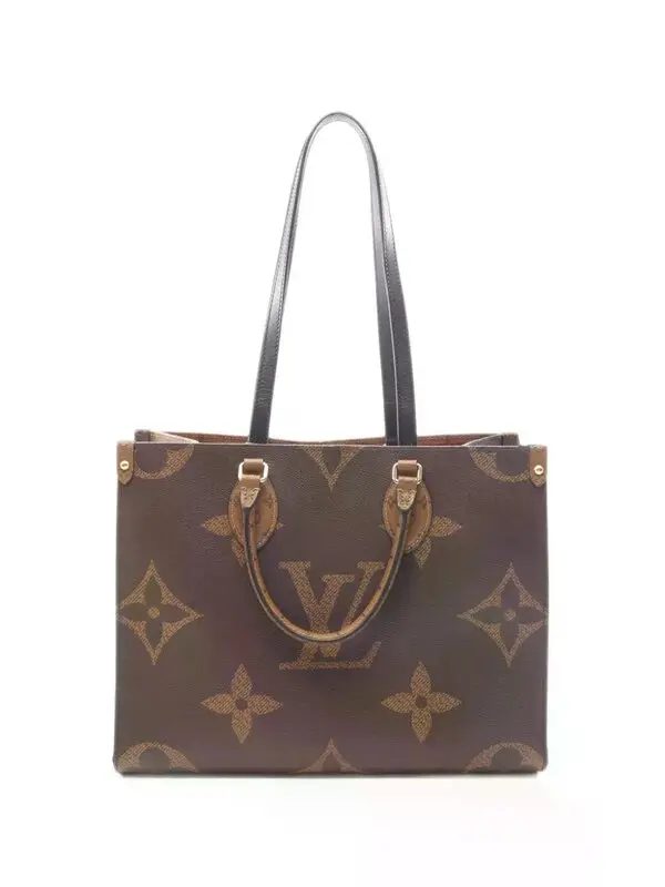 LOUIS VUITTON Monogram Giant Reverse Onthego Mm Tote Bag - Brown