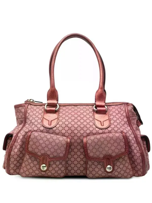 Celine Macadam Canvas Shoulder Bag