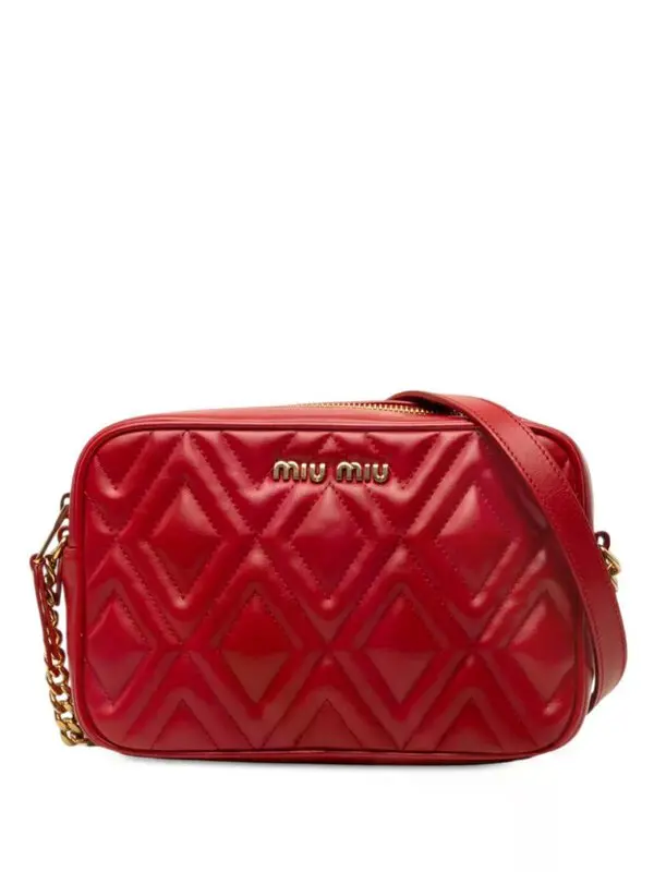 Miu Miu Matelassé Nappa Chain Camera Bag