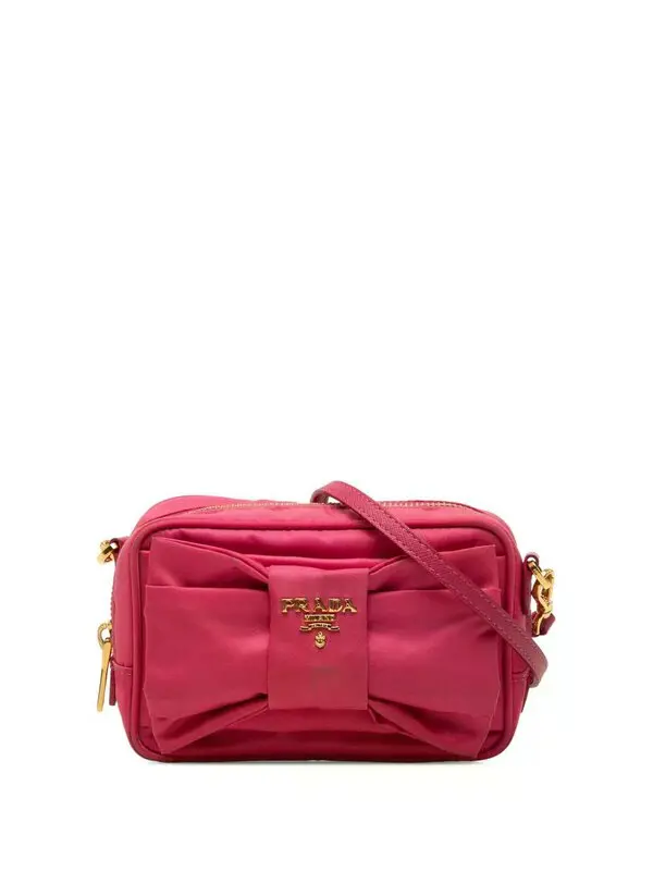 Prada Tessuto Fiocco Bow Camera Bag Crossbody Bag