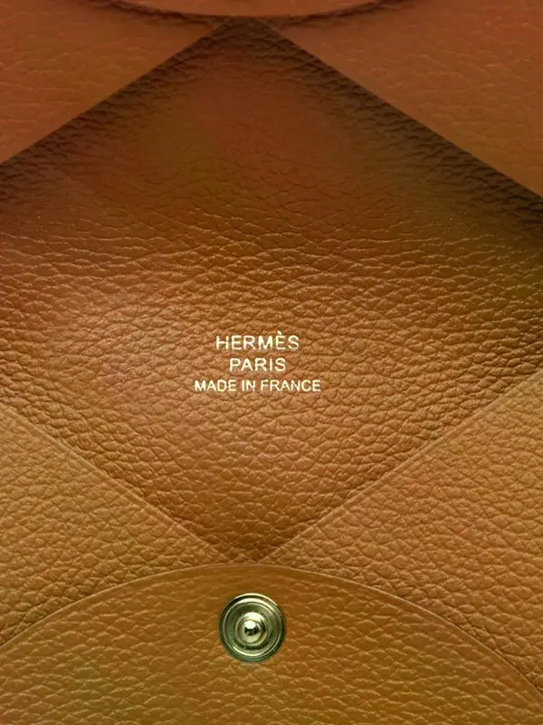 Hermès 2024 Epsom Calvi Card Holder