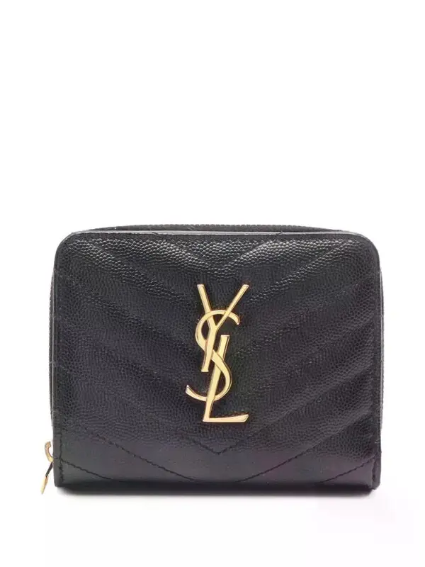 Saint Laurent 2010s Logo-detail Wallet - Black