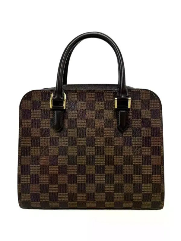 LOUIS VUITTON Damier Ebene Triana Handbag