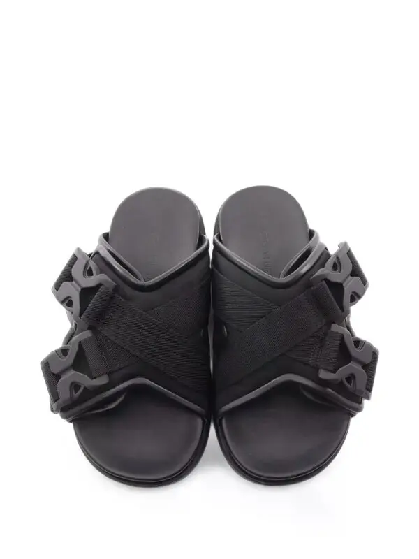 Bottega Veneta 2010s Snap Buckle-fastening Slide Sandals