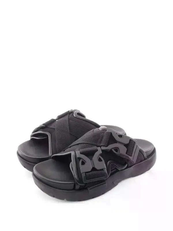 Bottega Veneta 2010s Snap Buckle-fastening Slide Sandals