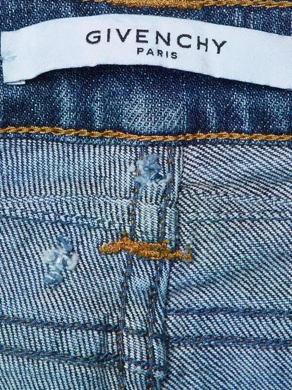 Givenchy Distressed Slim Fit Jeans