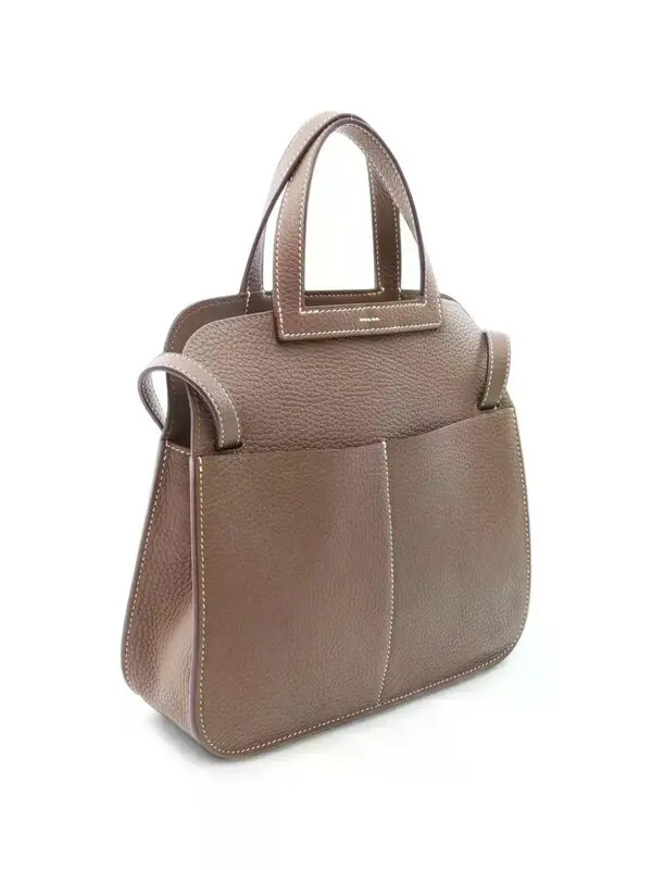 Hermès Halzan Leather Tote Bag