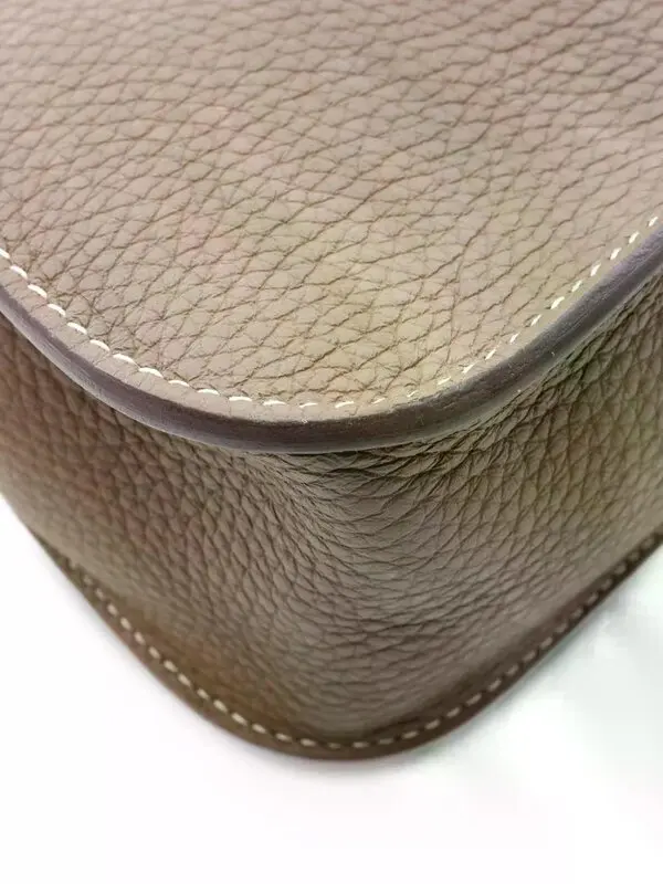 Hermès Halzan Leather Tote Bag
