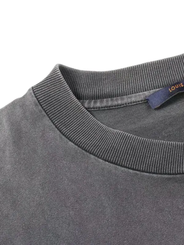 LOUIS VUITTON 2000s Plain Rainbow Inside-out T-shirt