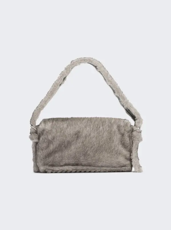 Alexander Wang Ricco Slim Flap Bag Faux Fur