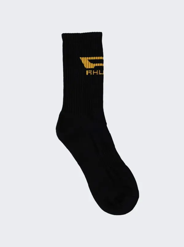 Rhude Campione Logo Sock And Yellow