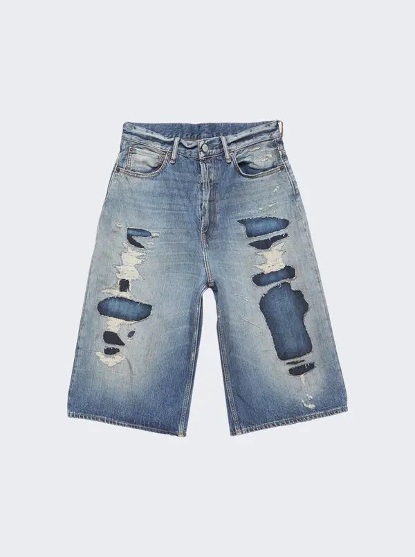 Acne Studios Mended Denim Shorts
