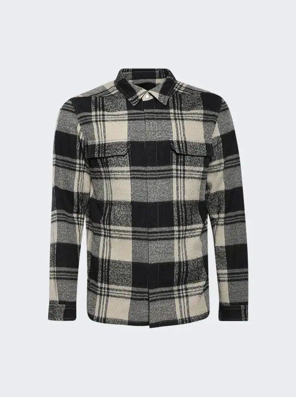 Rick Owens Outershirt Pearl Plaid