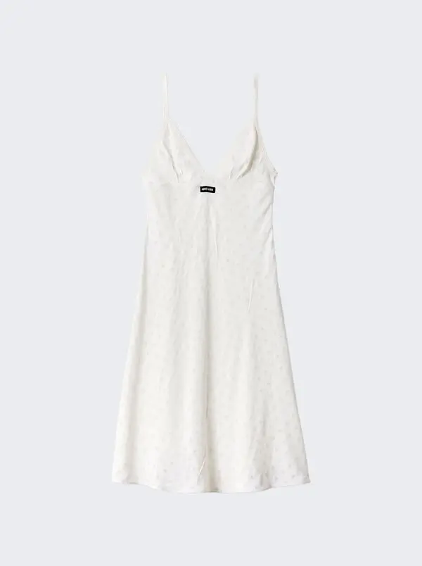 Miu Miu Cady Eyelet Lace Dress