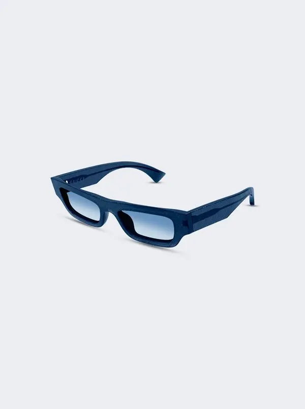 Gucci Rectangular Gg Monogram Sunglasses