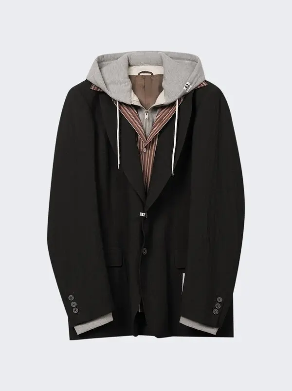 Mihara Yasuhiro Triple Layered Blazer Dark - Brown