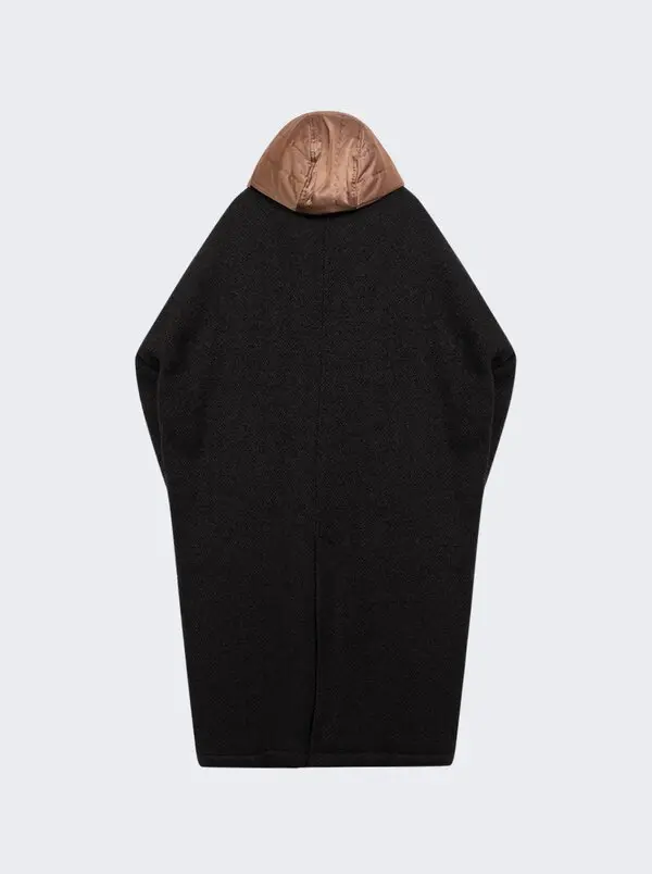 Mihara Yasuhiro Hooded Balmacaan Coat - Multi