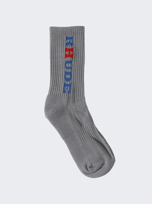 Rhude Petrol Logo Sock