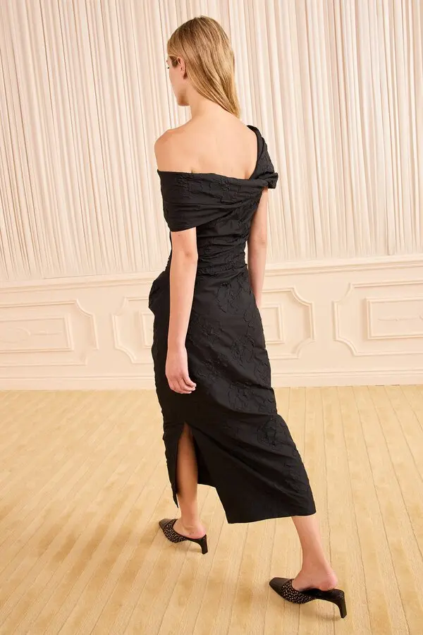 Ulla Johnson Violeta Off-the-shoulder Cloque Dress