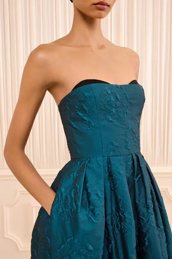 Ulla Johnson Katerina Strapless Cloque Dress