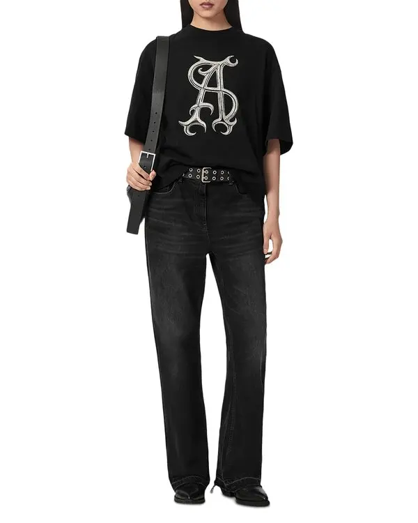 ALLSAINTS Reflex Amelie Cotton Graphic Tee