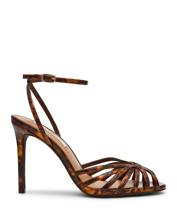 Steve Madden Mizuna Printed Suede Stiletto Sandals