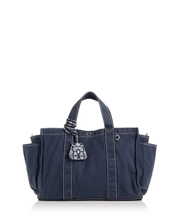 Madewell The Weekend Large Washed Canvas Tote - True Midnight