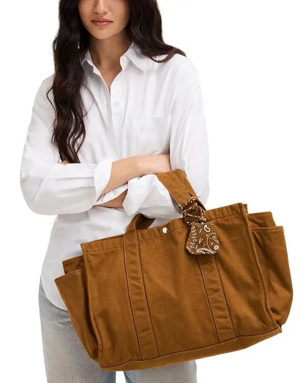 Madewell The Weekend Large Washed Canvas Tote