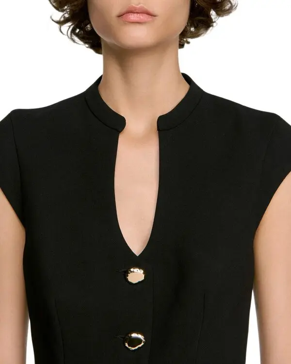 Sandro Britty Peplum Top