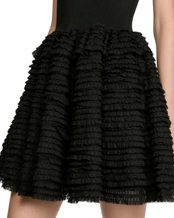 Sandro Dua Ruffled Mini Dress