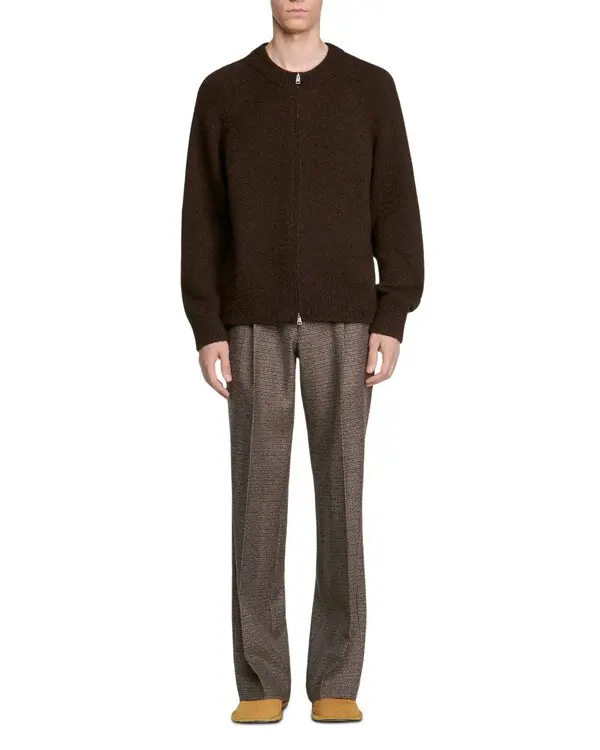 Sandro Zip Up Cardigan Sweater