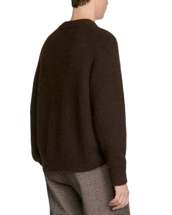 Sandro Zip Up Cardigan Sweater