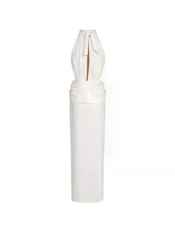 Johanna Ortiz Retro Drape Maxi Dress