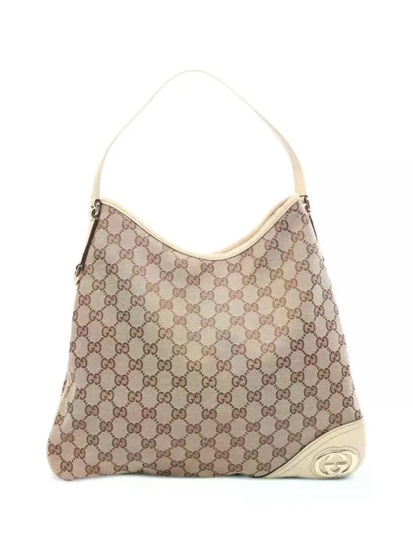 Gucci Gg Supreme Shoulder Bag - Neutrals