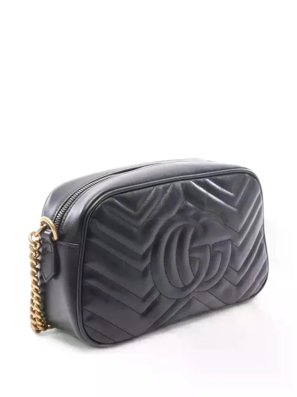 Gucci Gg Marmont Shoulder Bag - Black