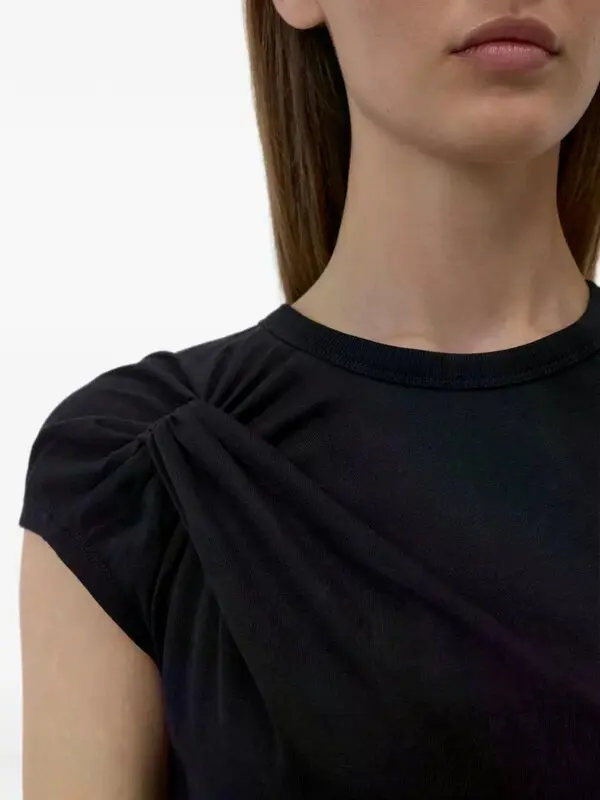 Closed Knotted Detail T-shirt