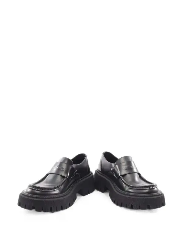 Balenciaga Leather Tractor Loafers