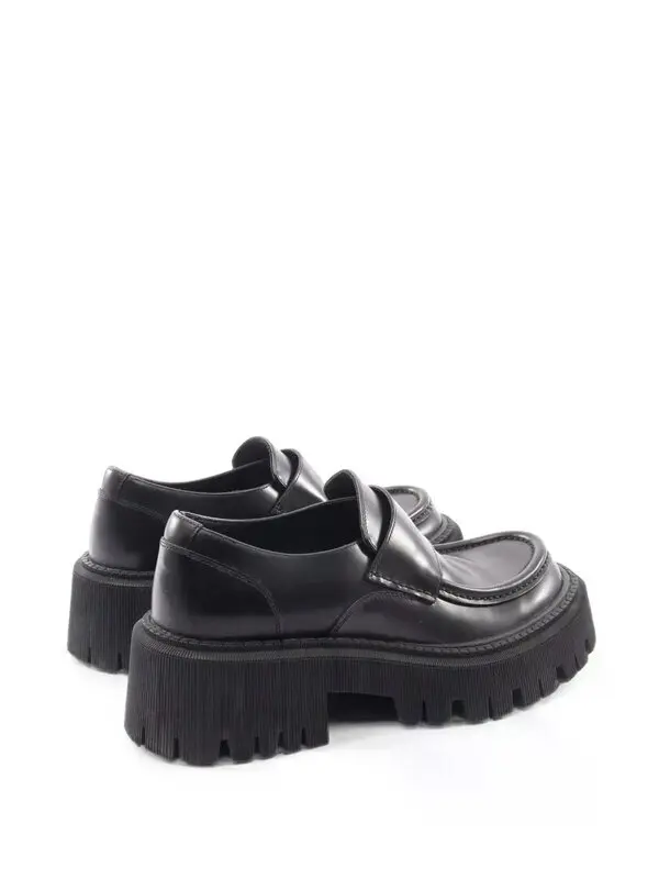 Balenciaga Leather Tractor Loafers