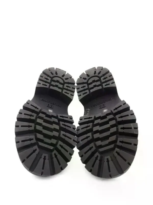 Balenciaga Leather Tractor Loafers
