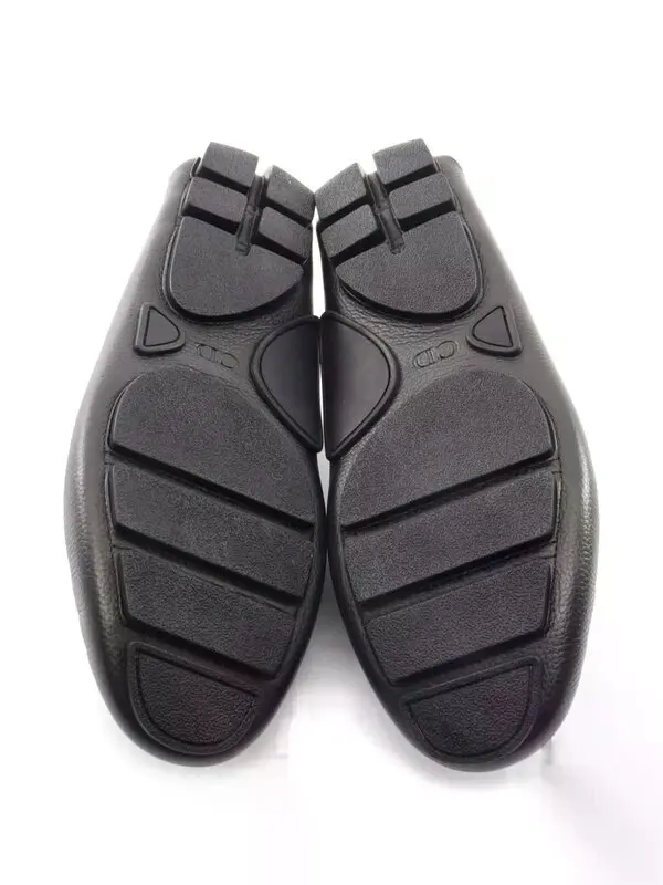 Dior Leather Cd Logo Loafers