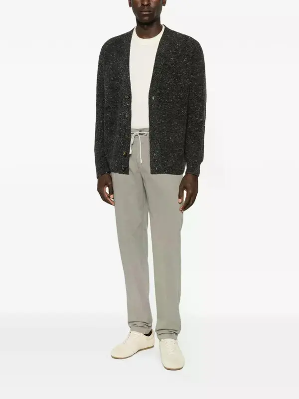 Eleventy Drawstring-waist Pleated Trousers