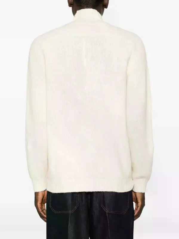 SCAGLIONE High-neck Raglan-sleeve Sweater
