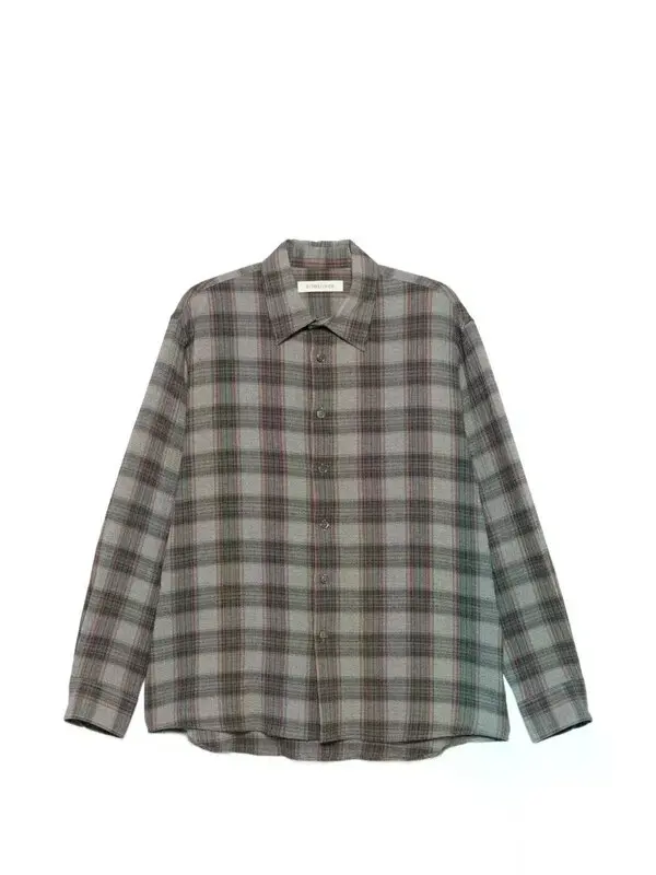SUNFLOWER Studio Checked-pattern Shirt