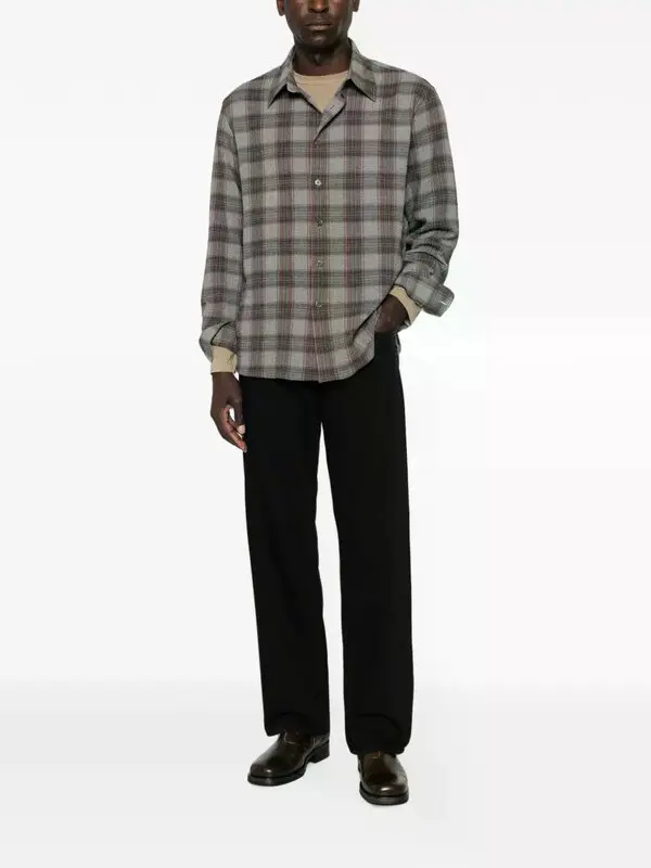 SUNFLOWER Studio Checked-pattern Shirt