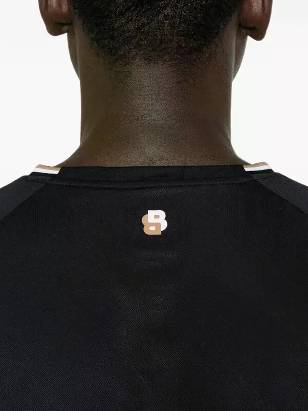 BOSS Logo-print Raglan-sleeve T-shirt