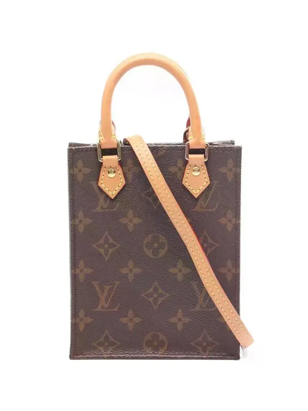 LOUIS VUITTON Petite Sac Plat Handbag - Brown