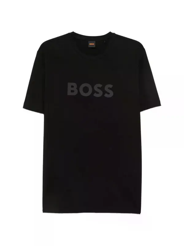 BOSS Regular-fit Cotton T-shirt With Modern Logo