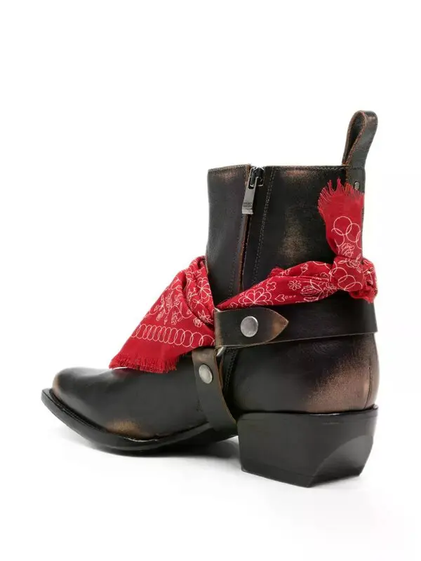 GOLDEN GOOSE Debby Pointed-toe Boots - Black