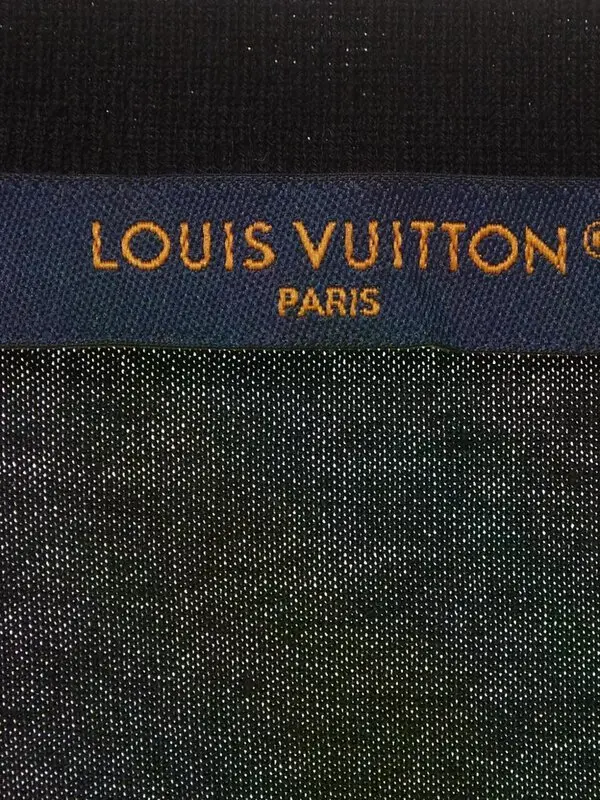 LOUIS VUITTON Embroidered-logo Crew-neck T-shirt